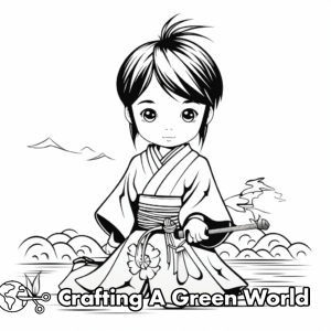 Japanese Coloring Pages - Free & Printable!