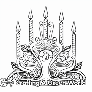 Menorah Coloring Pages - Free & Printable!