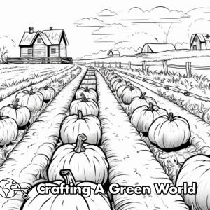 Pumpkin Patch Coloring Pages - Free & Printable!