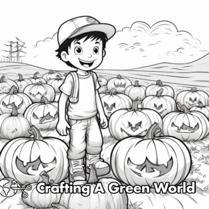 Pumpkin Patch Coloring Pages - Free & Printable!