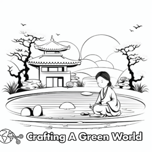 Japanese Coloring Pages - Free & Printable!