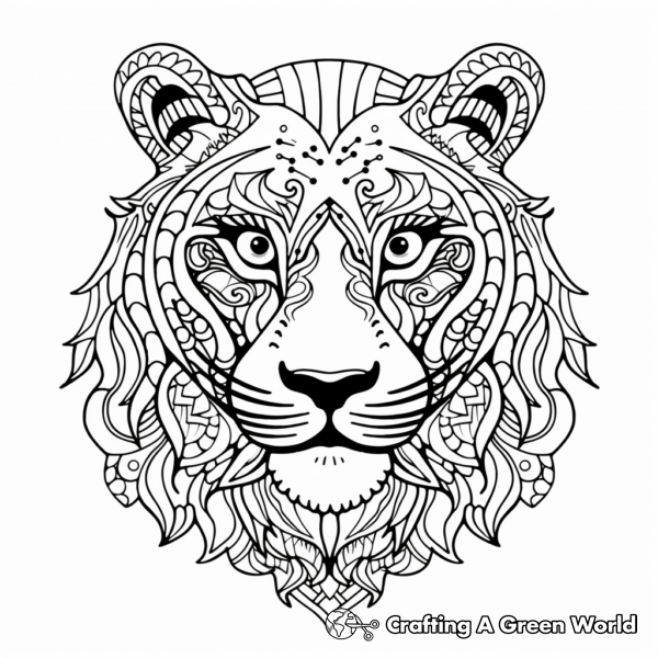 Tiger For Adults Coloring Pages - Free & Printable!