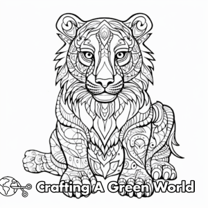 Tiger For Adults Coloring Pages - Free & Printable!