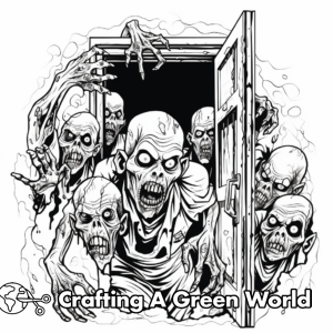 Zombie Coloring Pages - Free & Printable!