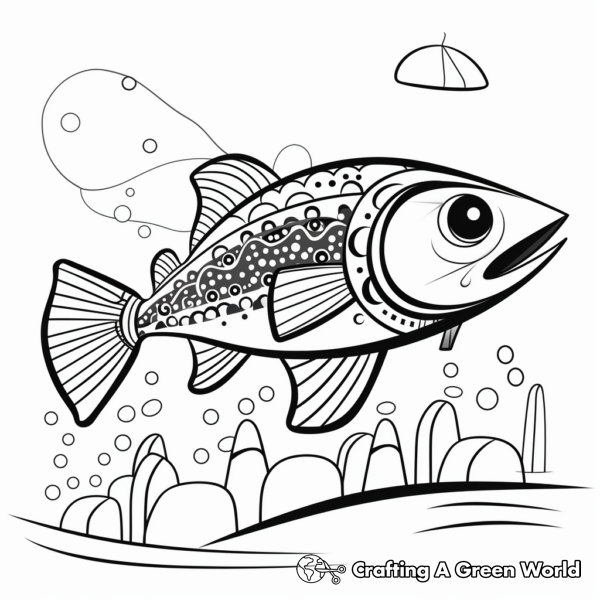 Brook Trout Coloring Pages - Free & Printable!