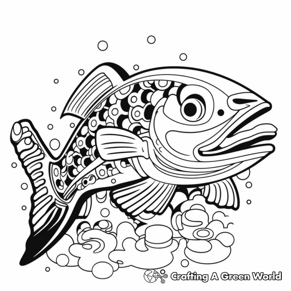 Brook Trout Coloring Pages - Free & Printable!