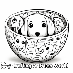 Dog Bowl Coloring Pages - Free & Printable!