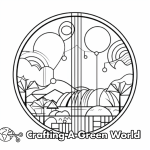 Suncatcher Coloring Pages - Free & Printable!