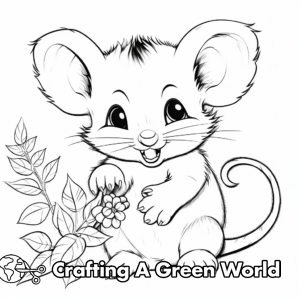 Possum Coloring Pages - Free & Printable!