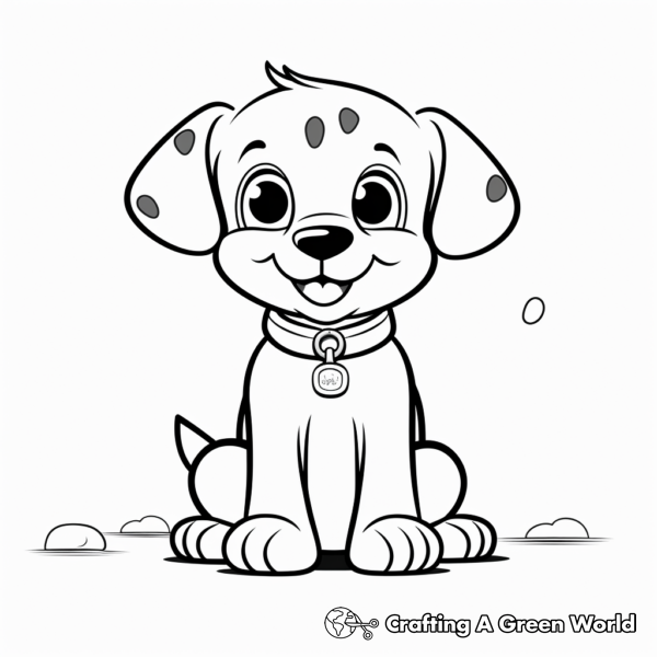Kawaii Puppy Coloring Pages - Free & Printable!