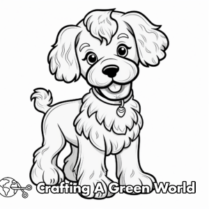 Poodle Dog Coloring Pages - Free & Printable!