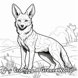 Jackal Coloring Pages - Free & Printable!