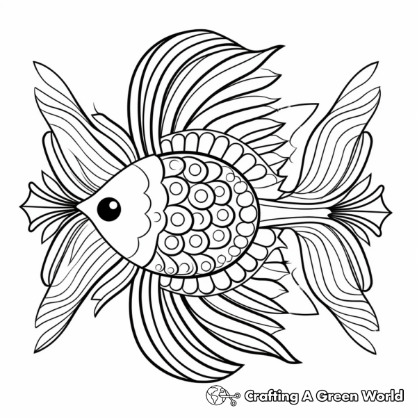 Fish Mandala Coloring Pages - Free & Printable!