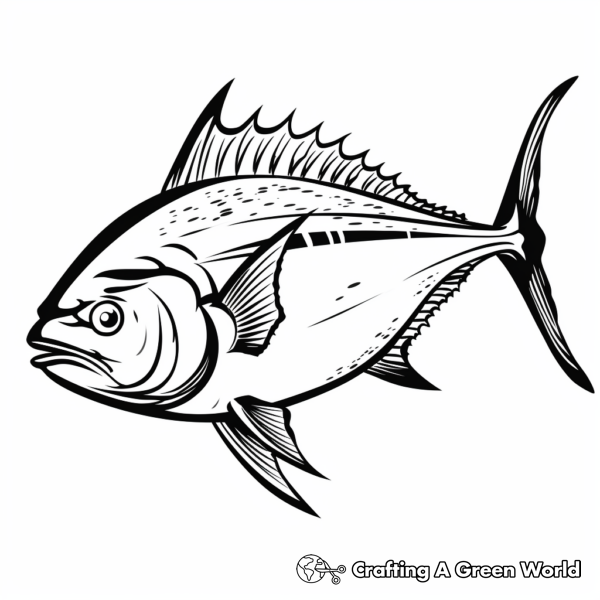 Tuna Coloring Pages - Free & Printable!