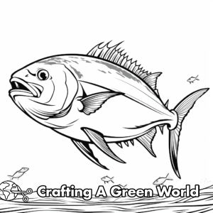 Tuna Coloring Pages - Free & Printable!