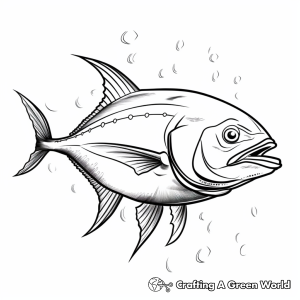 Tuna Coloring Pages - Free & Printable!