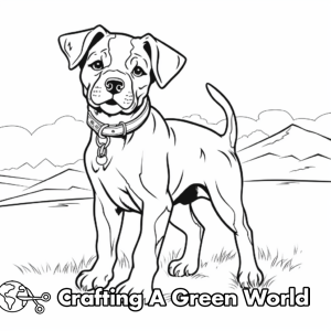 American Bulldog Coloring Pages - Free & Printable!