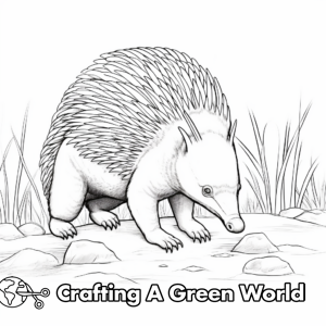Echidna Coloring Pages - Free & Printable!