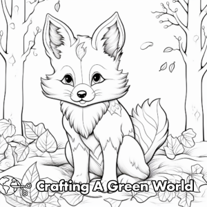 Fall Fox Coloring Pages - Free & Printable!