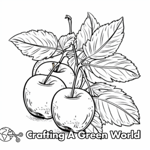Fall Apple Coloring Pages - Free & Printable!