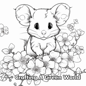 Possum Coloring Pages - Free & Printable!