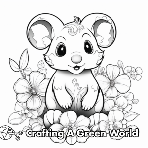 Possum Coloring Pages - Free & Printable!