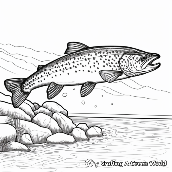 Brook Trout Coloring Pages - Free & Printable!