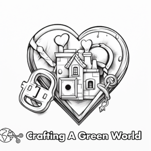 Lock And Key Coloring Pages - Free & Printable!