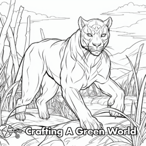 Black Panther Animal Coloring Pages - Free & Printable!
