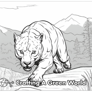 Black Panther Animal Coloring Pages - Free & Printable!