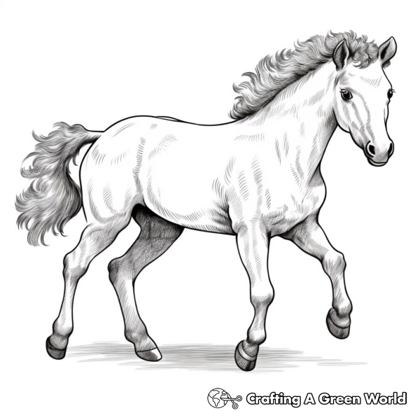 Shetland Pony Coloring Pages - Free & Printable!