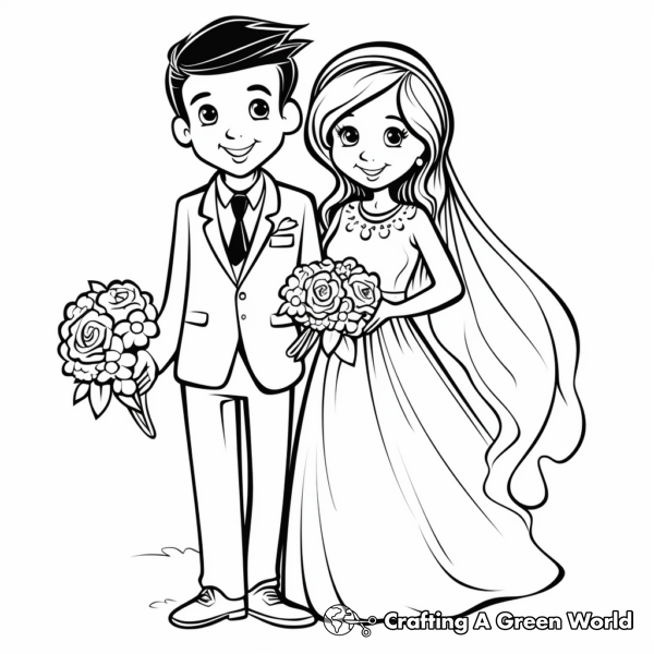 Engagement Coloring Pages - Free & Printable!