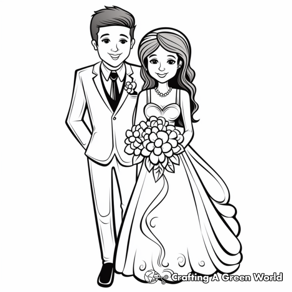 Engagement Coloring Pages - Free & Printable!