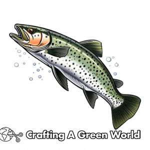 Brook Trout Coloring Pages - Free & Printable!