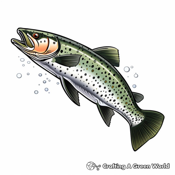 Brook Trout Coloring Pages - Free & Printable!