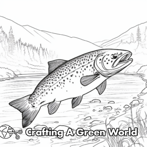 Brook Trout Coloring Pages - Free & Printable!
