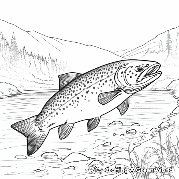 Brook Trout Coloring Pages - Free & Printable!