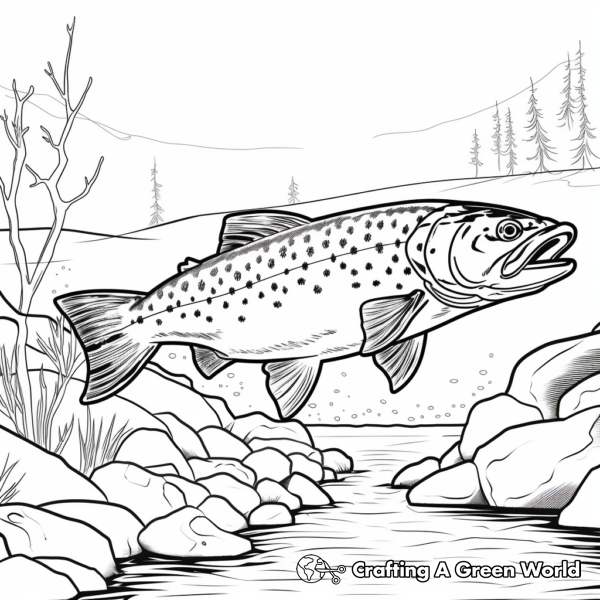 Brook Trout Coloring Pages - Free & Printable!