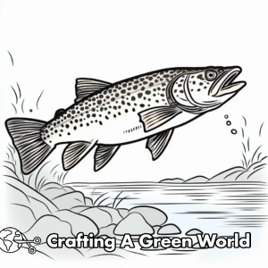 Brook Trout Coloring Pages - Free & Printable!
