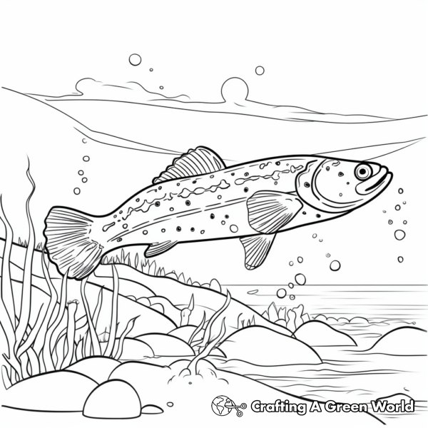 Brook Trout Coloring Pages - Free & Printable!