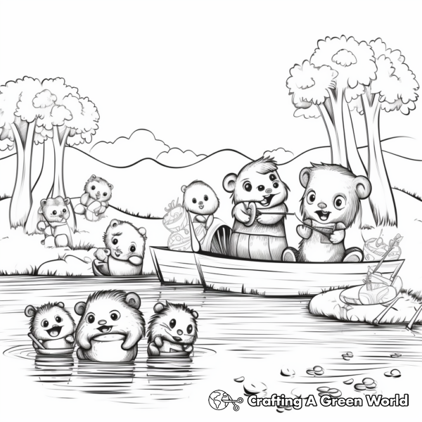 Pond Animals Coloring Pages - Free & Printable!
