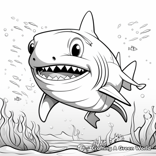 Realistic Shark Coloring Pages - Free & Printable!