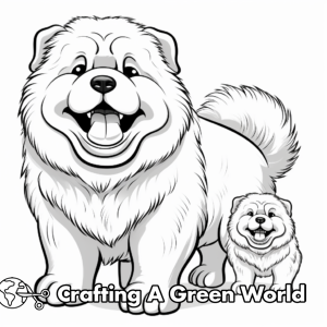 Chow Chow Coloring Pages - Free & Printable!