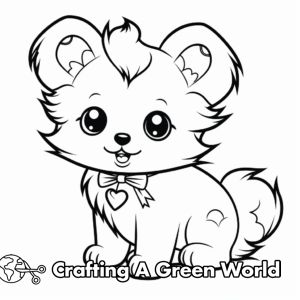 Kawaii Puppy Coloring Pages - Free & Printable!