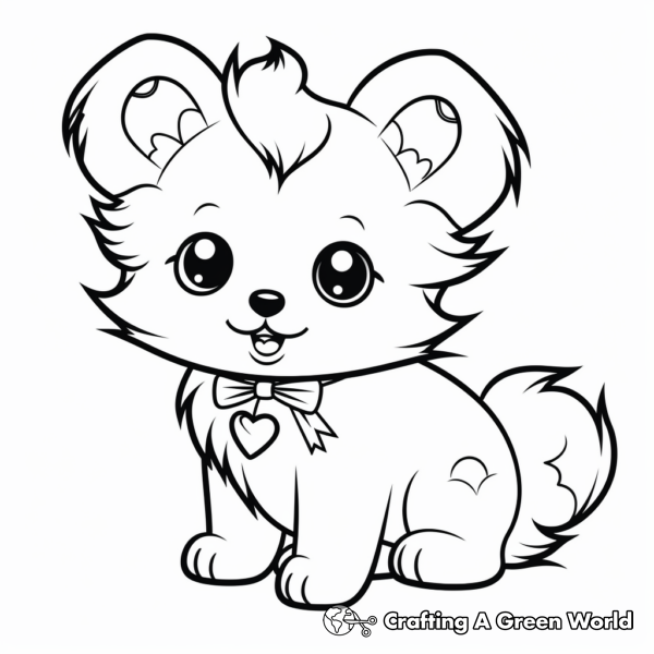 Kawaii Puppy Coloring Pages - Free & Printable!