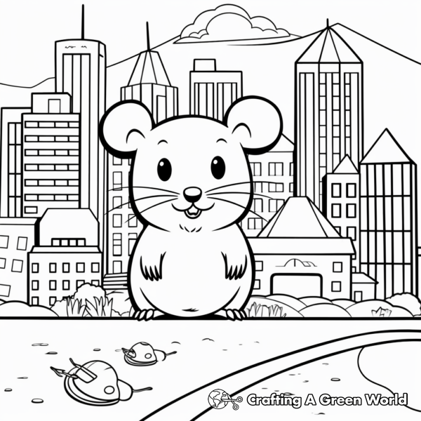 M Is For Mouse Coloring Pages - Free & Printable!