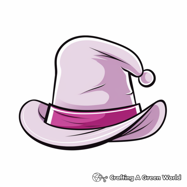 Santa Hat Coloring Pages - Free & Printable!