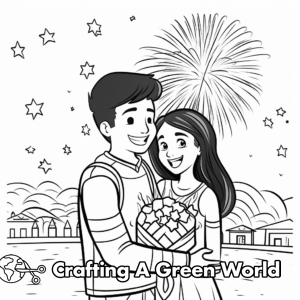 Engagement Coloring Pages - Free & Printable!