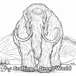 Mammoth Coloring Pages - Free & Printable!