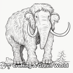 Mammoth Coloring Pages - Free & Printable!